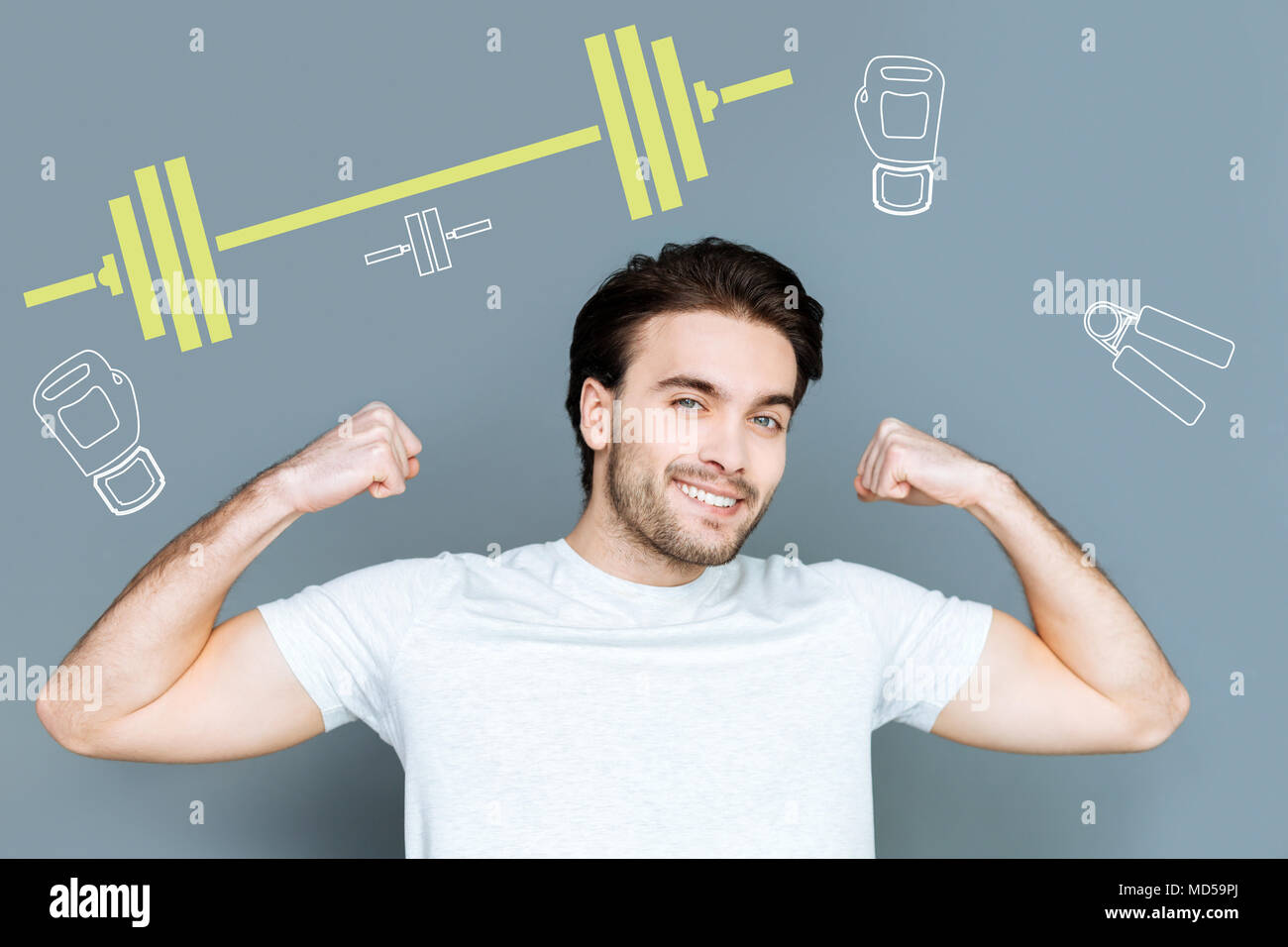 Strong muscles hi-res stock photography and images - Alamy