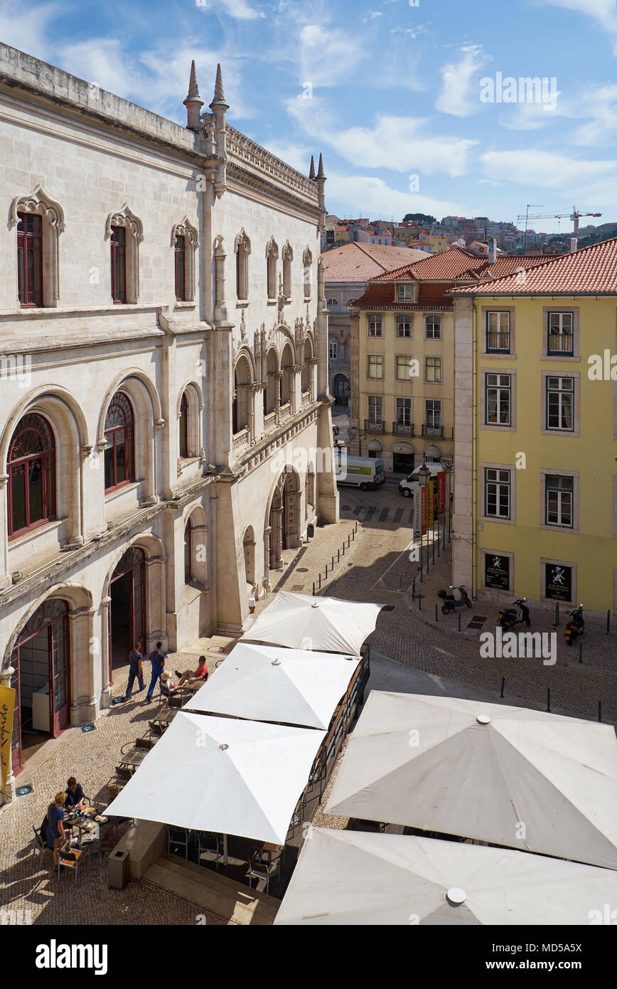 Rossio metro station entrance hi-res stock photography and images - Alamy