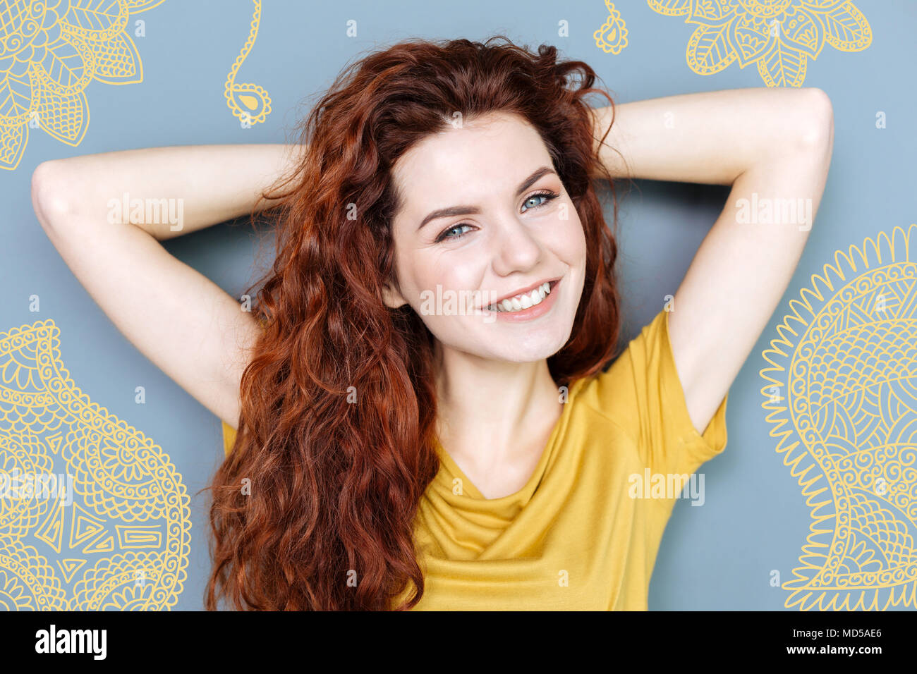 Smile secretary hi-res stock photography and images - Alamy