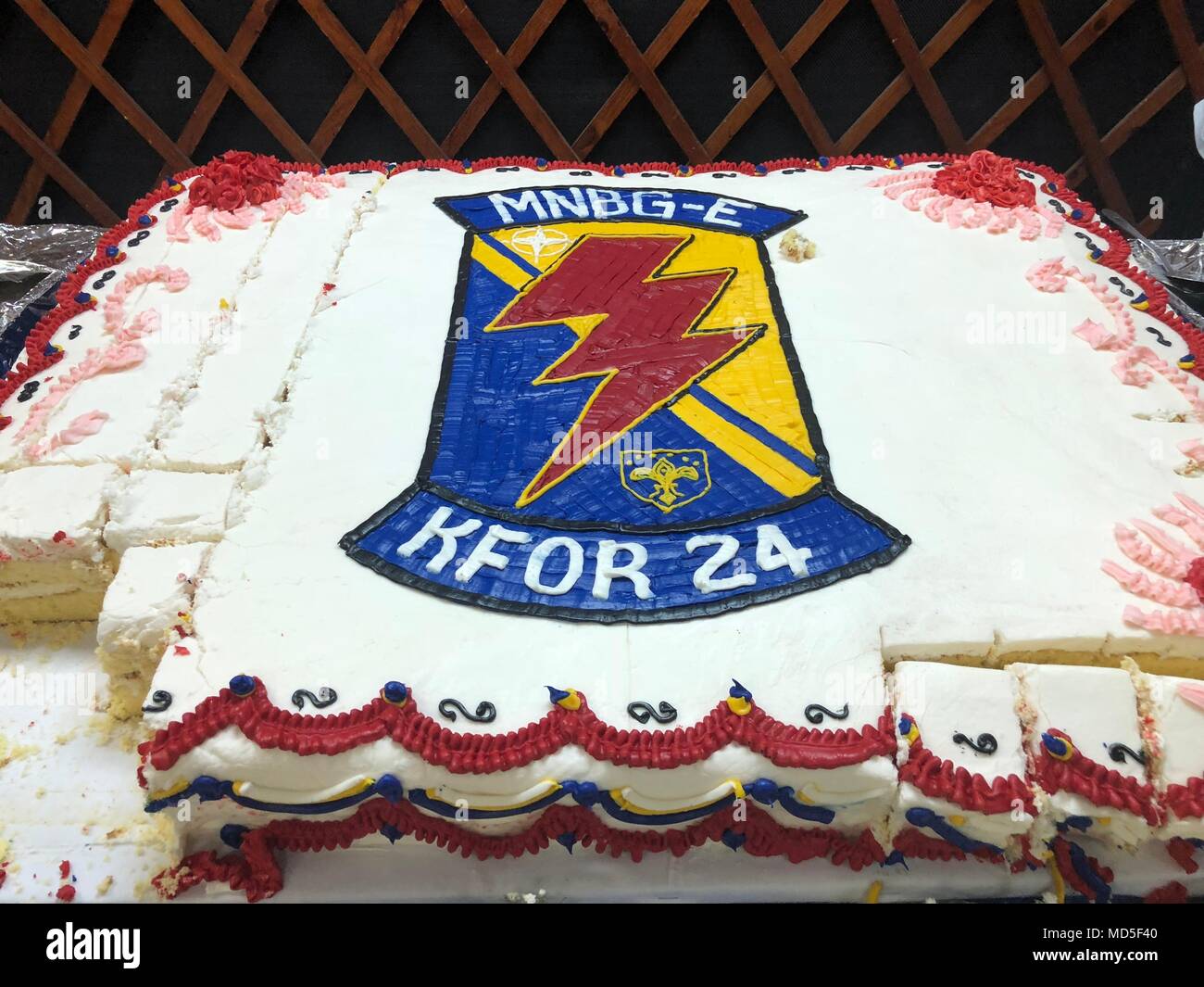 A ceremonial cake was part of the ceremony at the reception of the 79th ...