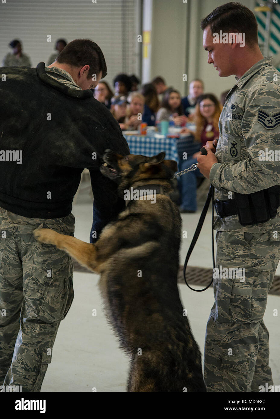 (From left) Staff Sgt. Adam Dya and Staff Sgt. Sean Schoonover, 628th ...