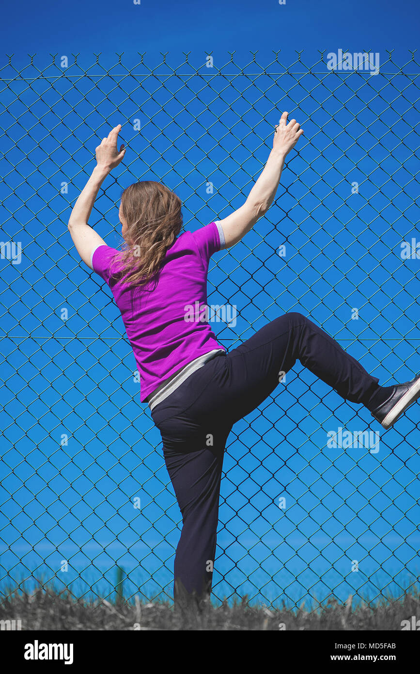Seamless woman iron in hands hi-res stock photography and images - Alamy