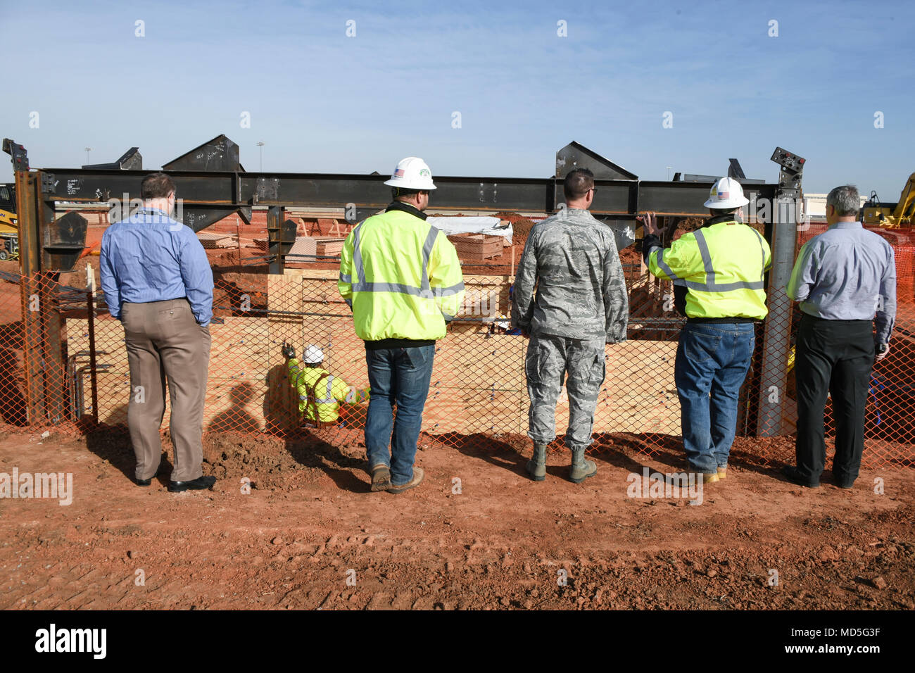 The footing for Tinker's new air traffic control tower has been put in ...