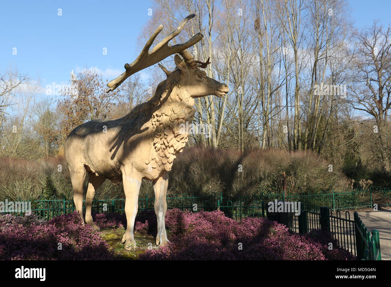 Crystal Palace Dinosaur Park Stock Photo - Alamy