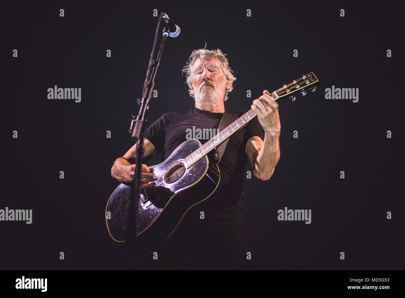 Milan, Italy. 17th Apr, 2018. The music legend, singer and song writer ...