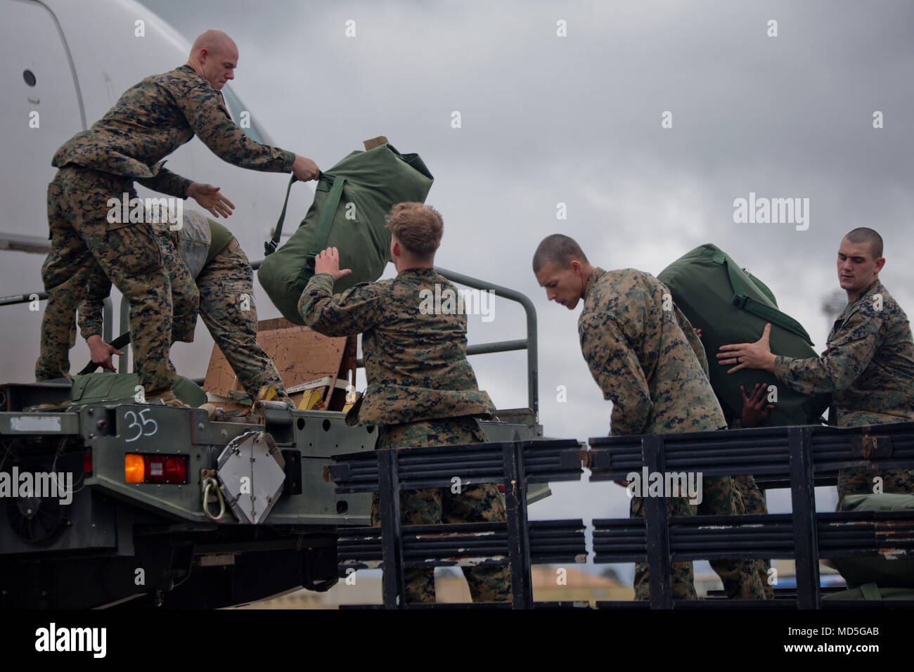 U.S. Marines with Special-Purpose Marine Air-Ground Task Force-Crisis ...