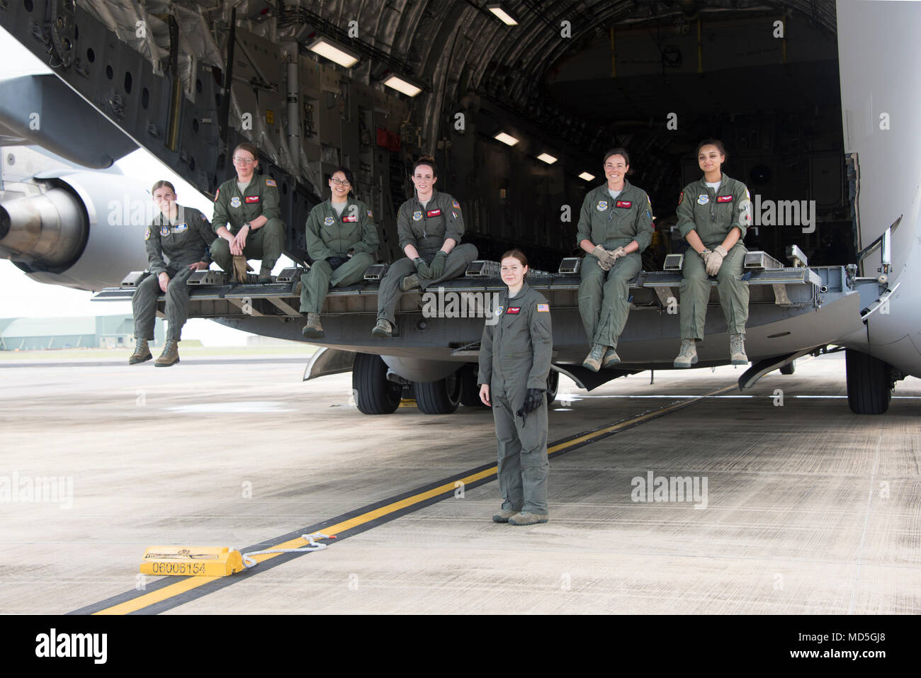 From Left to right: Staff Sgt. Leanne Waggoner, Airman 1st Class Alexia ...