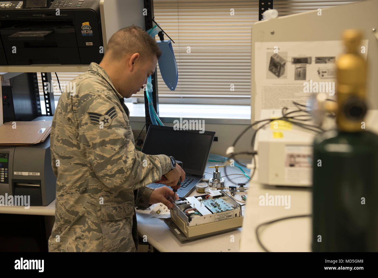 U.S. Air Force Senior Airman Randy Maldonado, 18th Medical Group ...