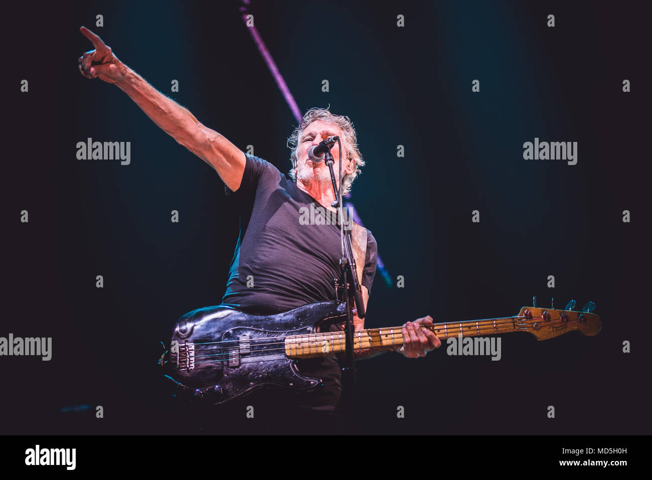 Milan, Italy. 17th Apr, 2018. The music legend, singer and song writer ...