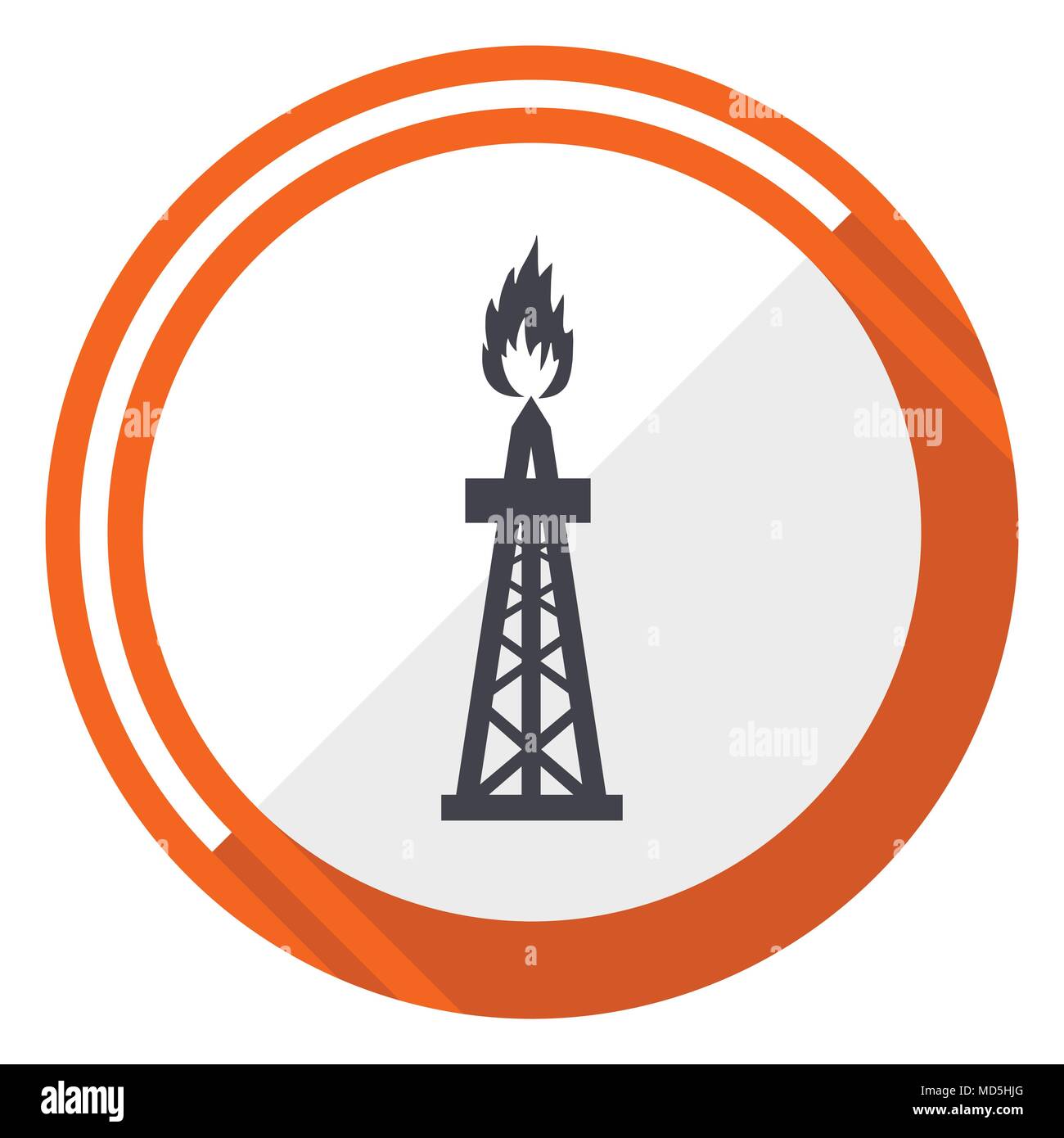 Oil installation platform Stock Vector Images - Alamy