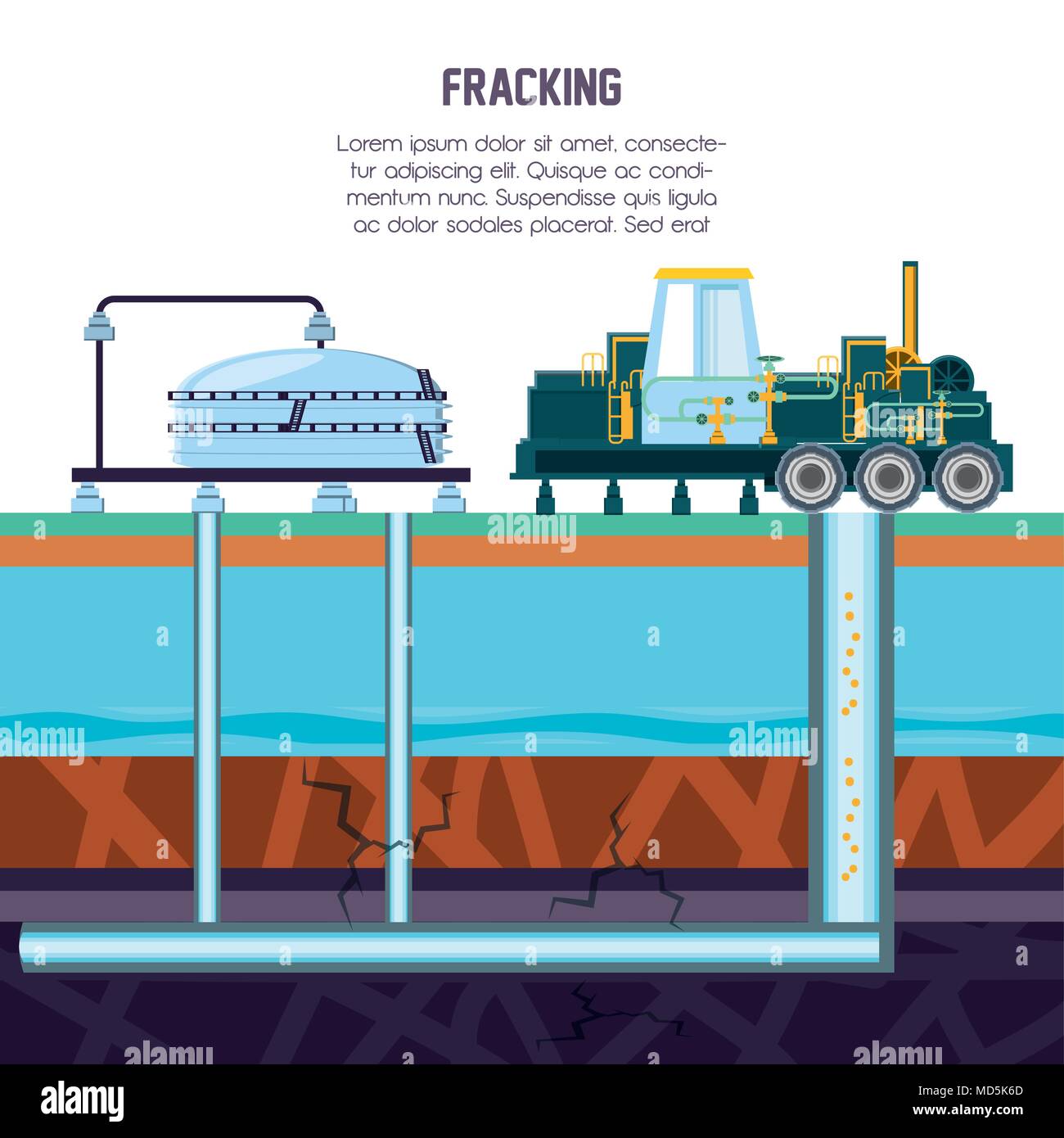 Fracking chemical Stock Vector Images - Alamy