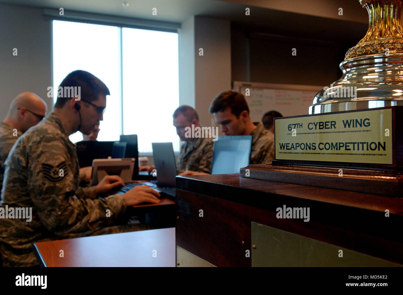 Cyberspace professionals from the 67th Cyberspace Wing compete in the ...