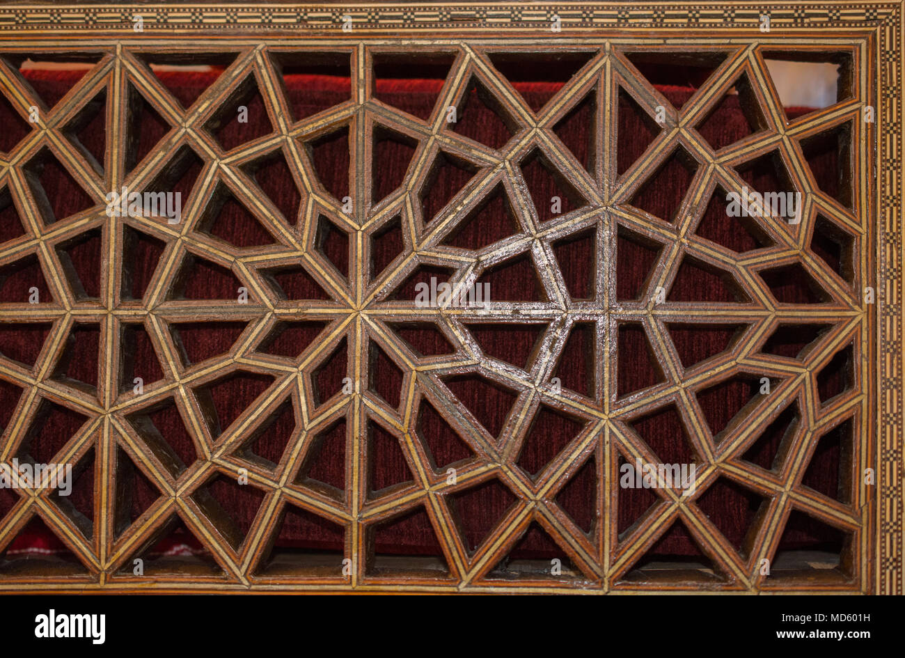 Ottoman Turkish art with geometric patterns in view Stock Photo - Alamy