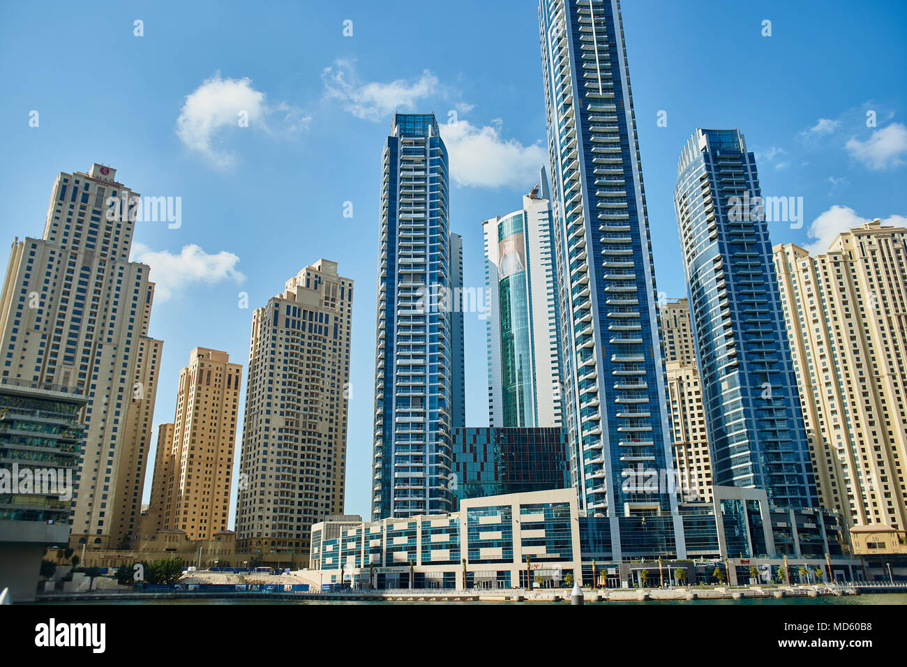 seafront dubai marina Stock Photo - Alamy