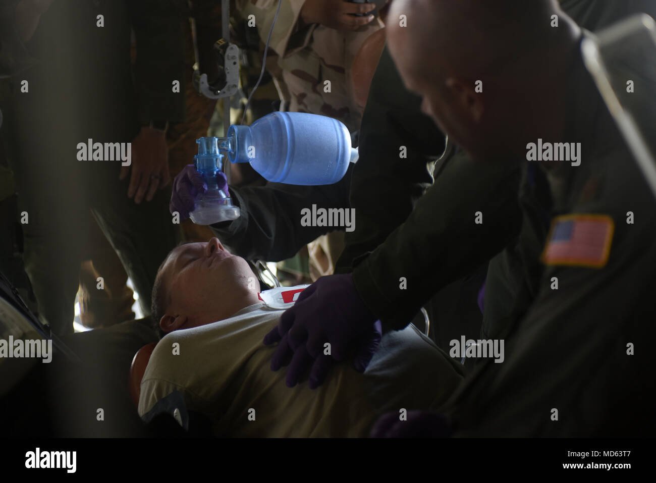 Airmen assigned to the 167th Aeromedical Evacuation Squadron, run ...