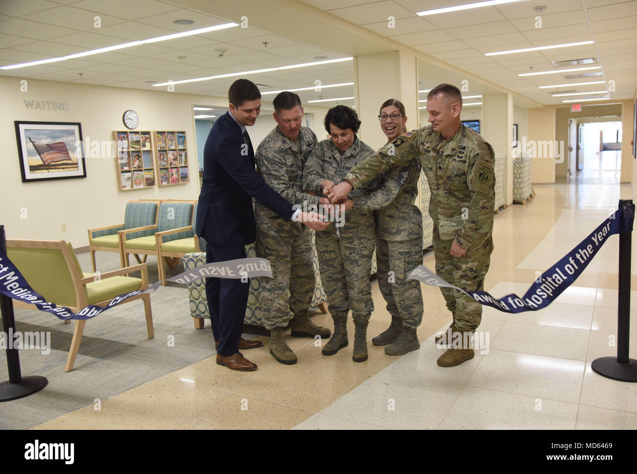 Keesler Air Force Base leadership, U.S. Army Lt. Col. Andrew Yoder, U.S ...