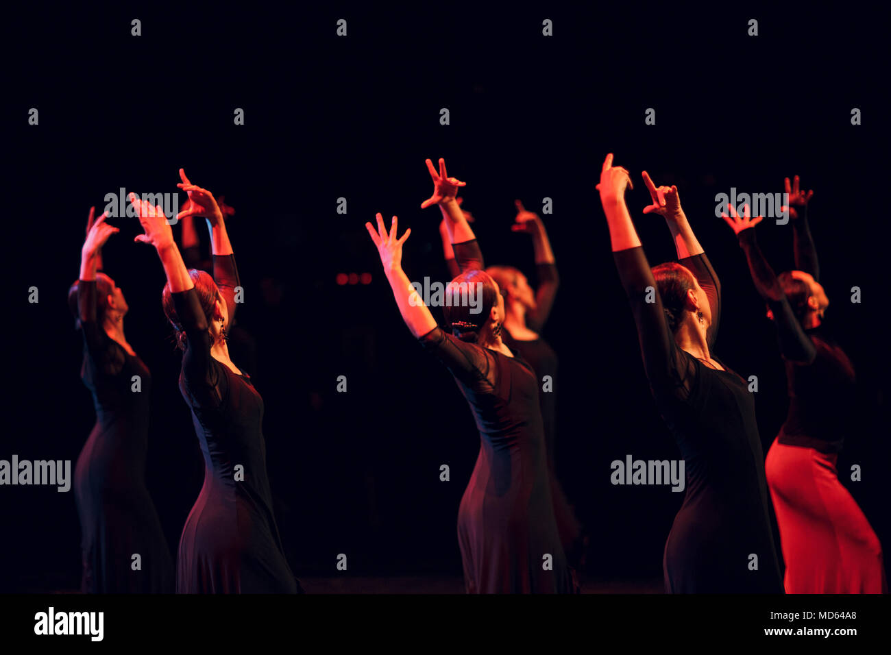 Flamenco. Performance on stage Stock Photo - Alamy