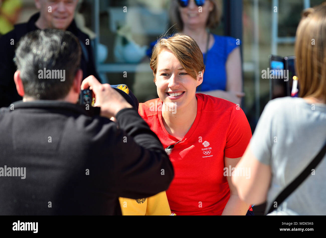 Lizzy Yarnold on a tour of the area around Sevenoaks, Kent, where she ...