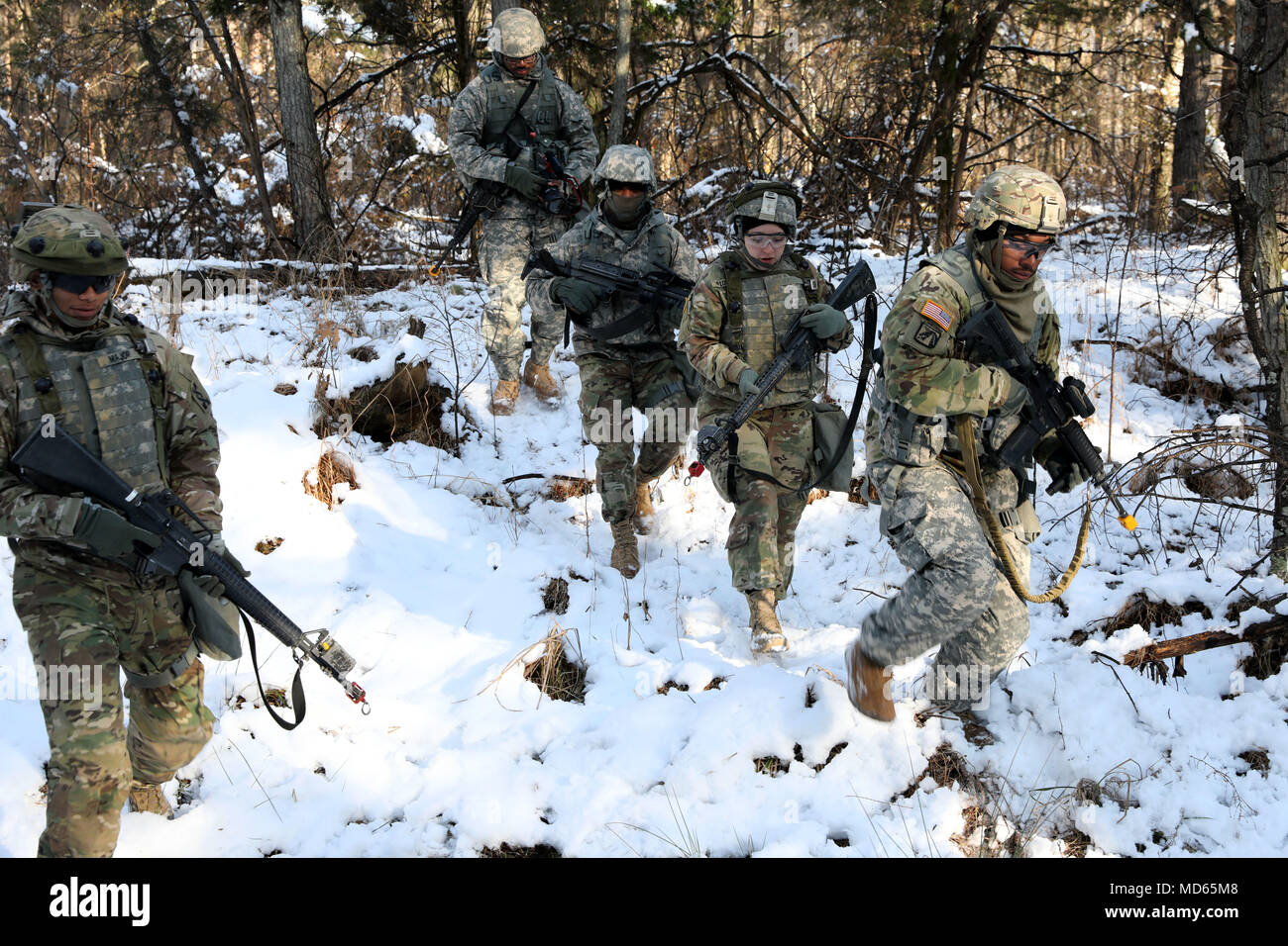 Combined support training excerise hi-res stock photography and images ...