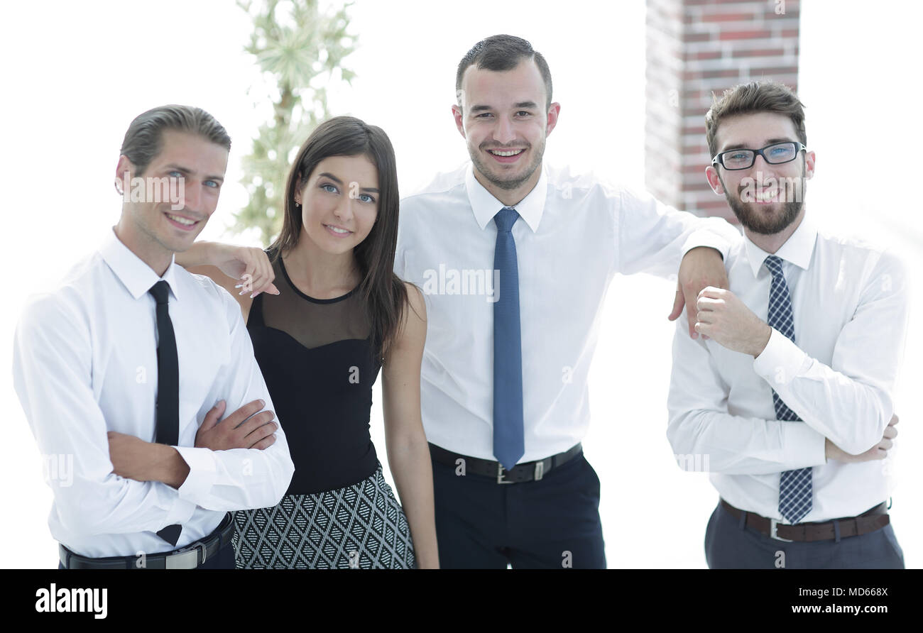 closeup portrait of friendly business team Stock Photo - Alamy