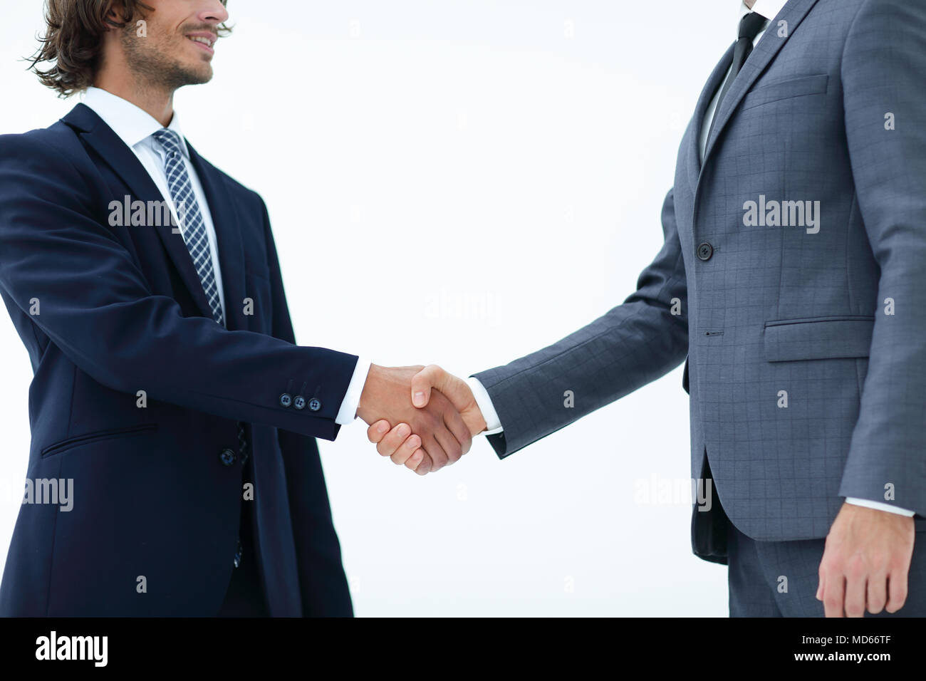 two men meeting and greet Stock Photo - Alamy