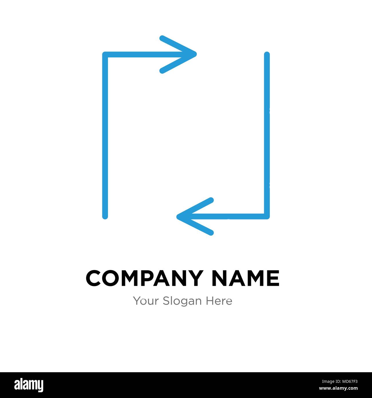 Update arrows company logo design template, Business corporate vector ...