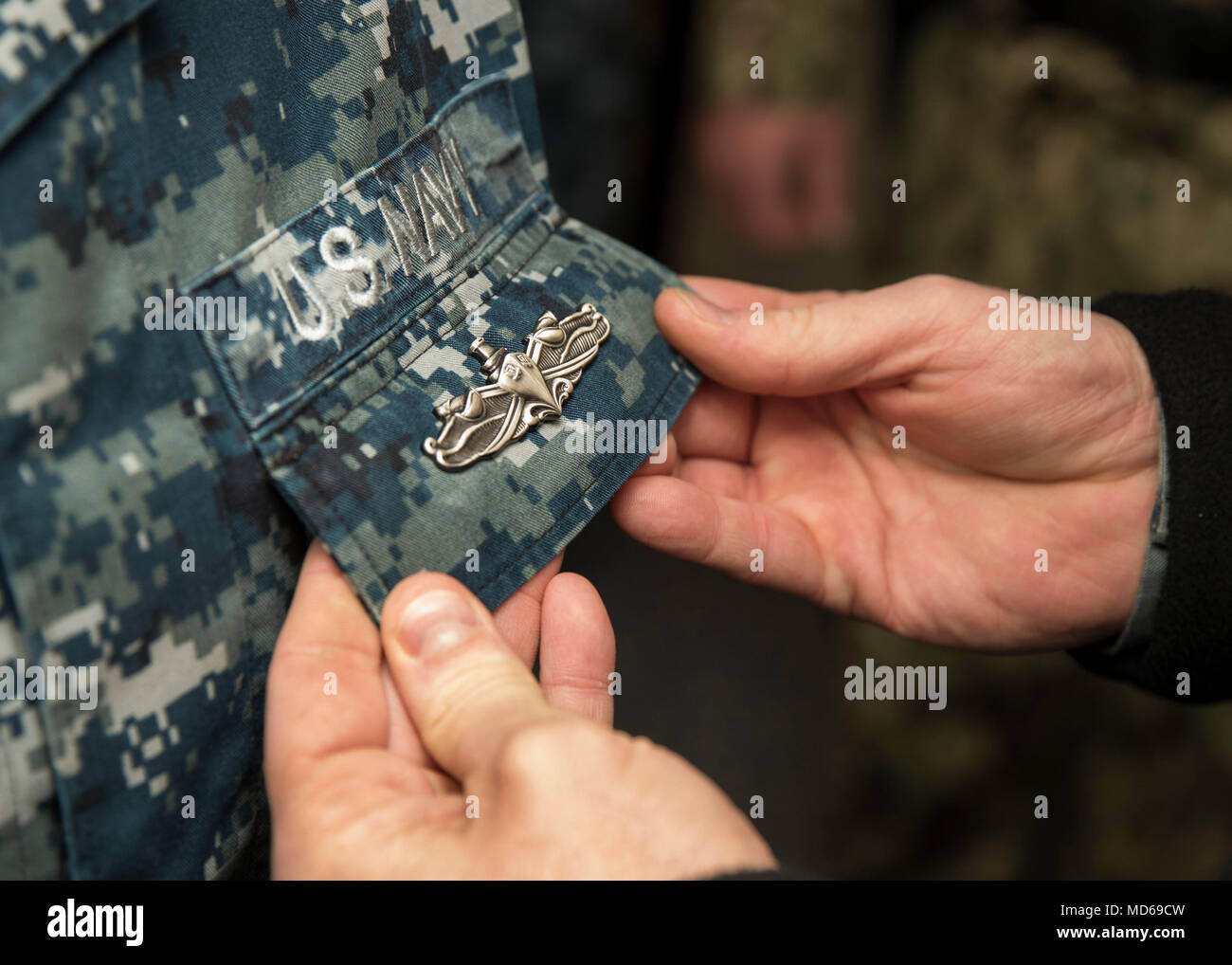 NORFOLK, Va. (Mar. 28, 2018) -- Master-at-Arms 2nd Class Mariah Sparks ...