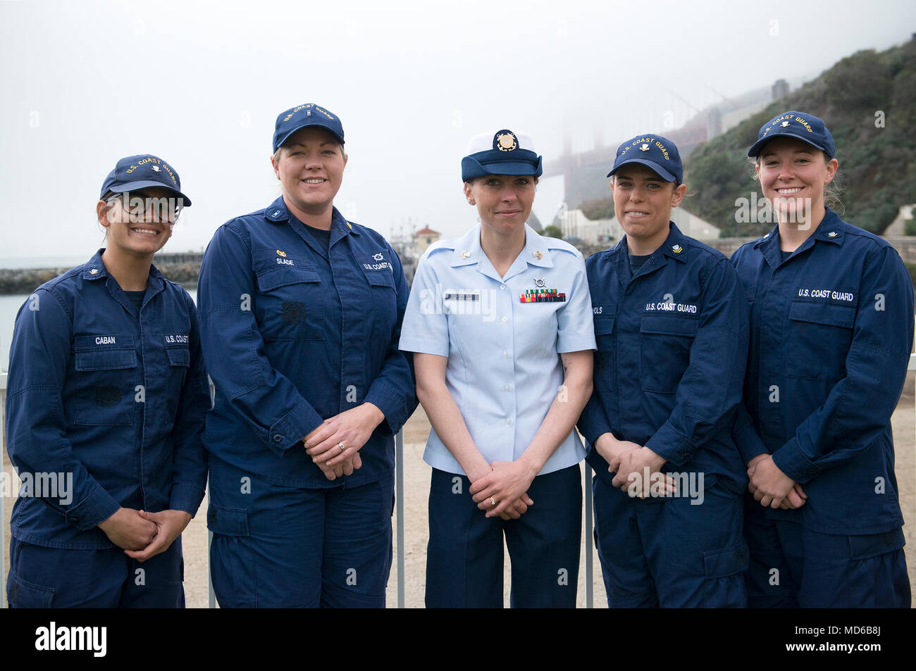 Coast Guard women assigned to Station Golden Gate in Sausalito ...