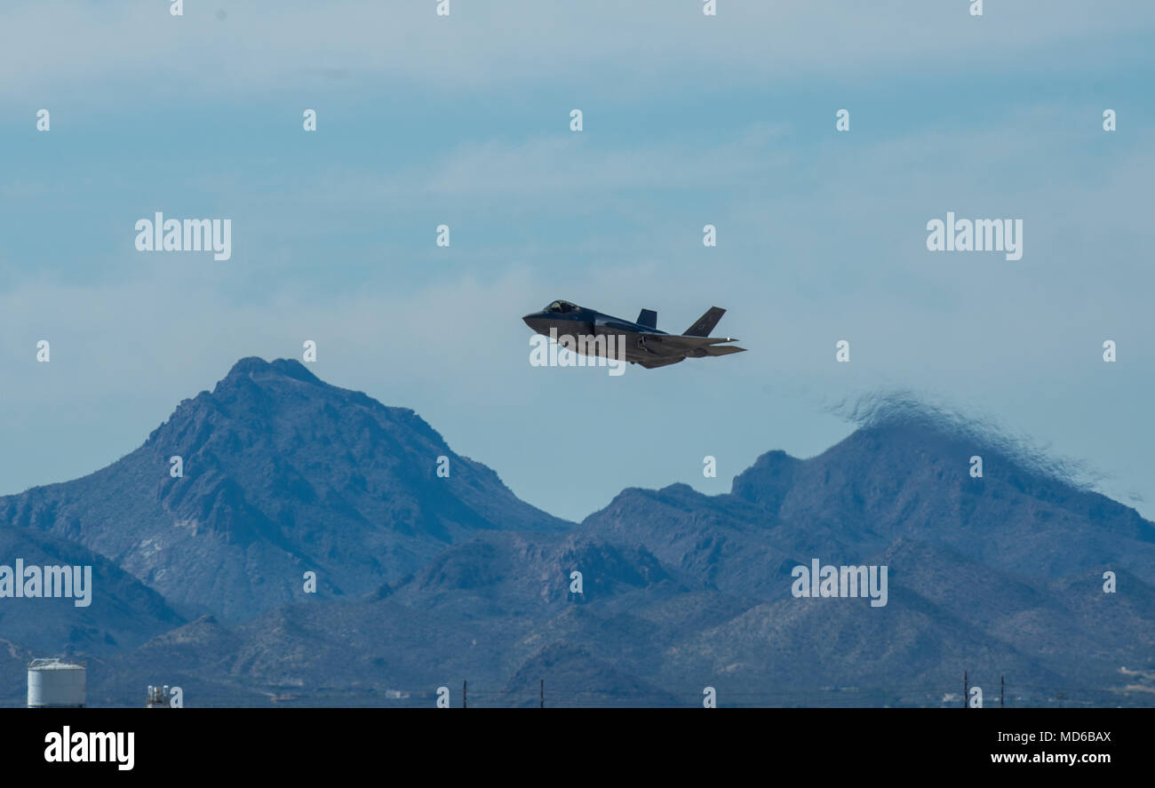 A U.S. Air Force F-35 Lightning II performs a flyover during the annual ...
