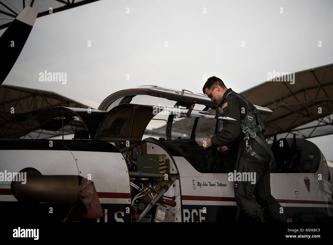 U.S. Air Force 2nd Lt. Trace Webster, 71st Student Squadron pilot ...