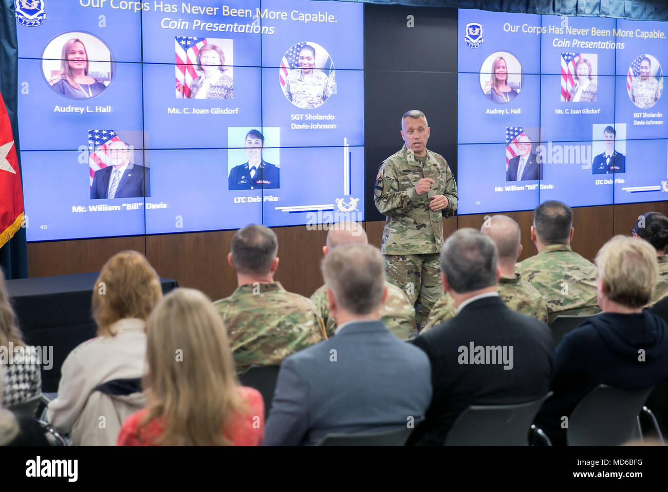 U.S. Army Maj. Gen. Stuart Risch, Deputy Judge Advocate General of the ...