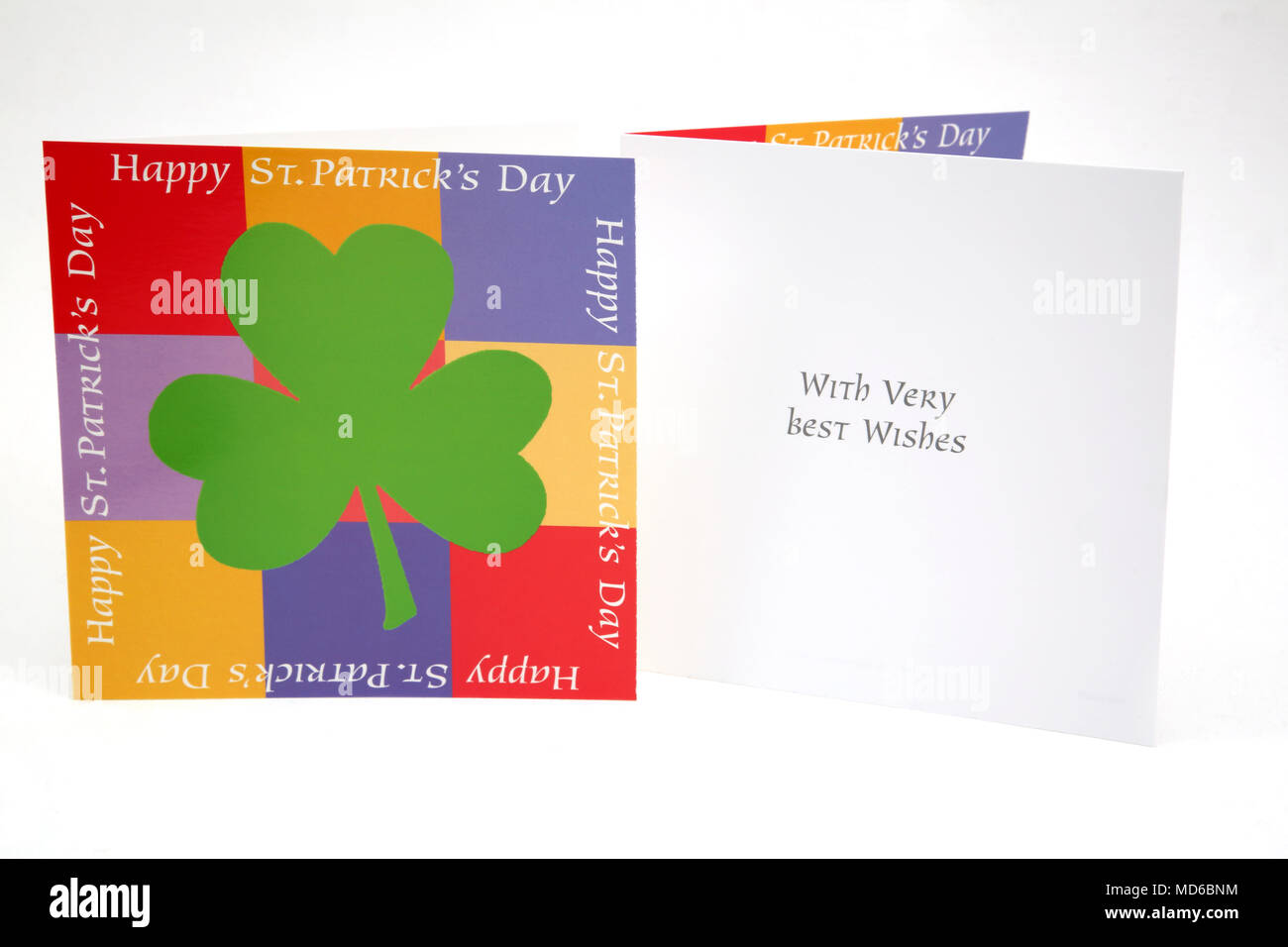 Happy St Patrick's Day Cards Stock Photo - Alamy