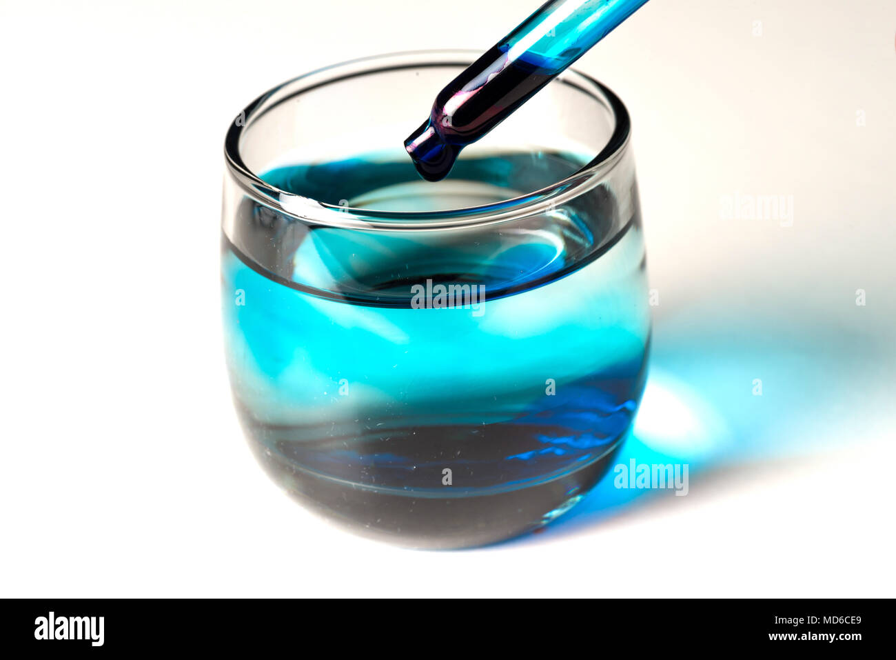 Testing dyes in laboratory condition Stock Photo - Alamy