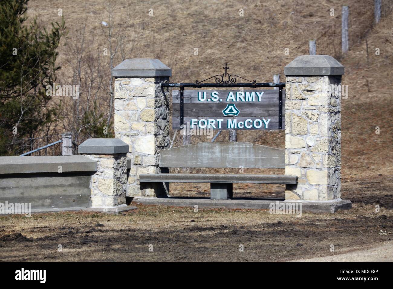 A gate section built by the Works Progress Administration in 1941 is ...