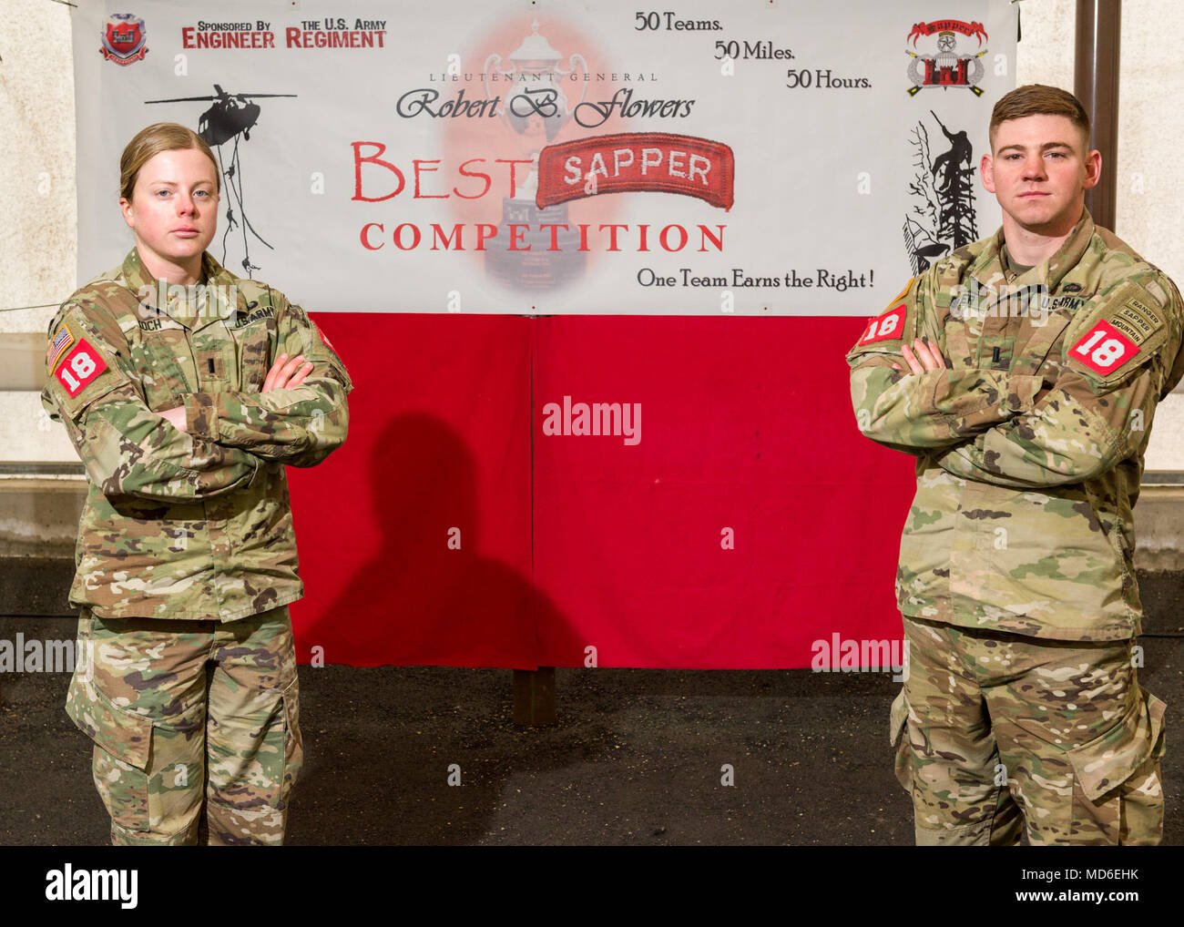 Team 18: 1st Lt. Alexandra Koch, 1st Lt. John Brewer, Fort Drum, New ...