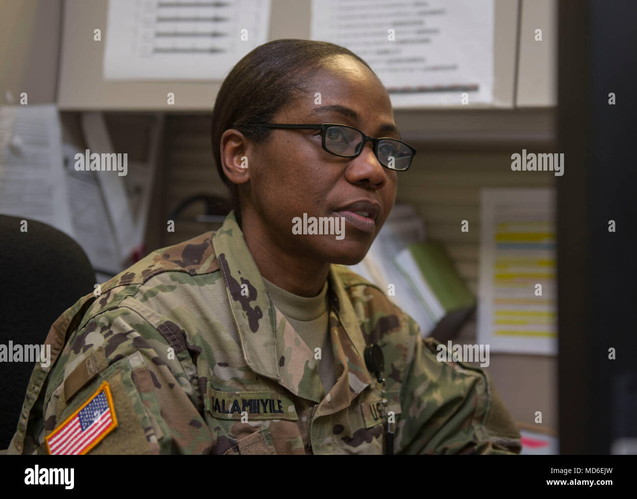 U.S. Army Master Sgt. Monica Salamiiyile, Headquarters Training and ...