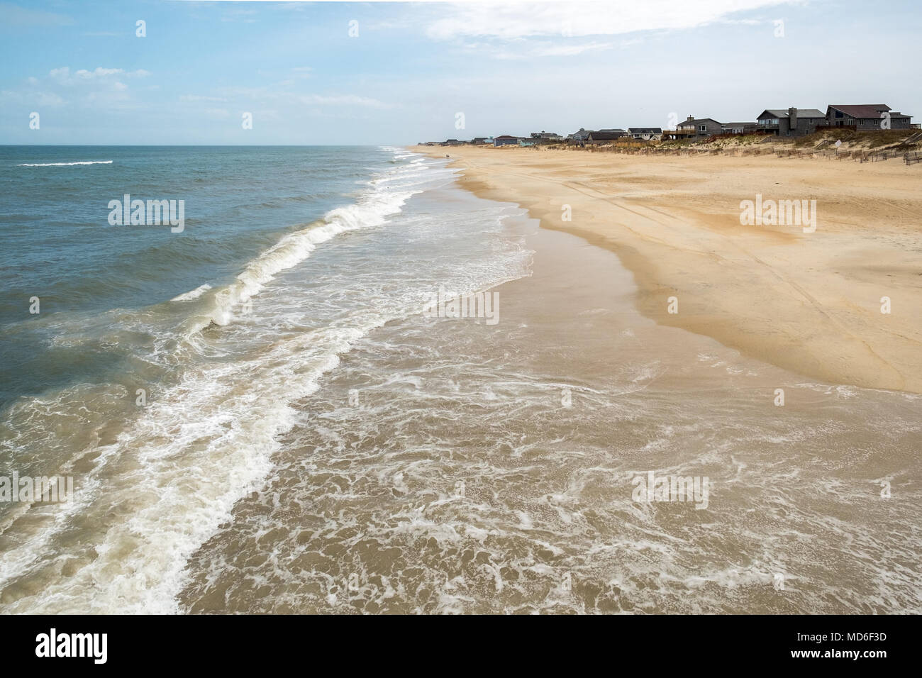 The beach in the Outer Banks, North Carolina Stock Photo - Alamy