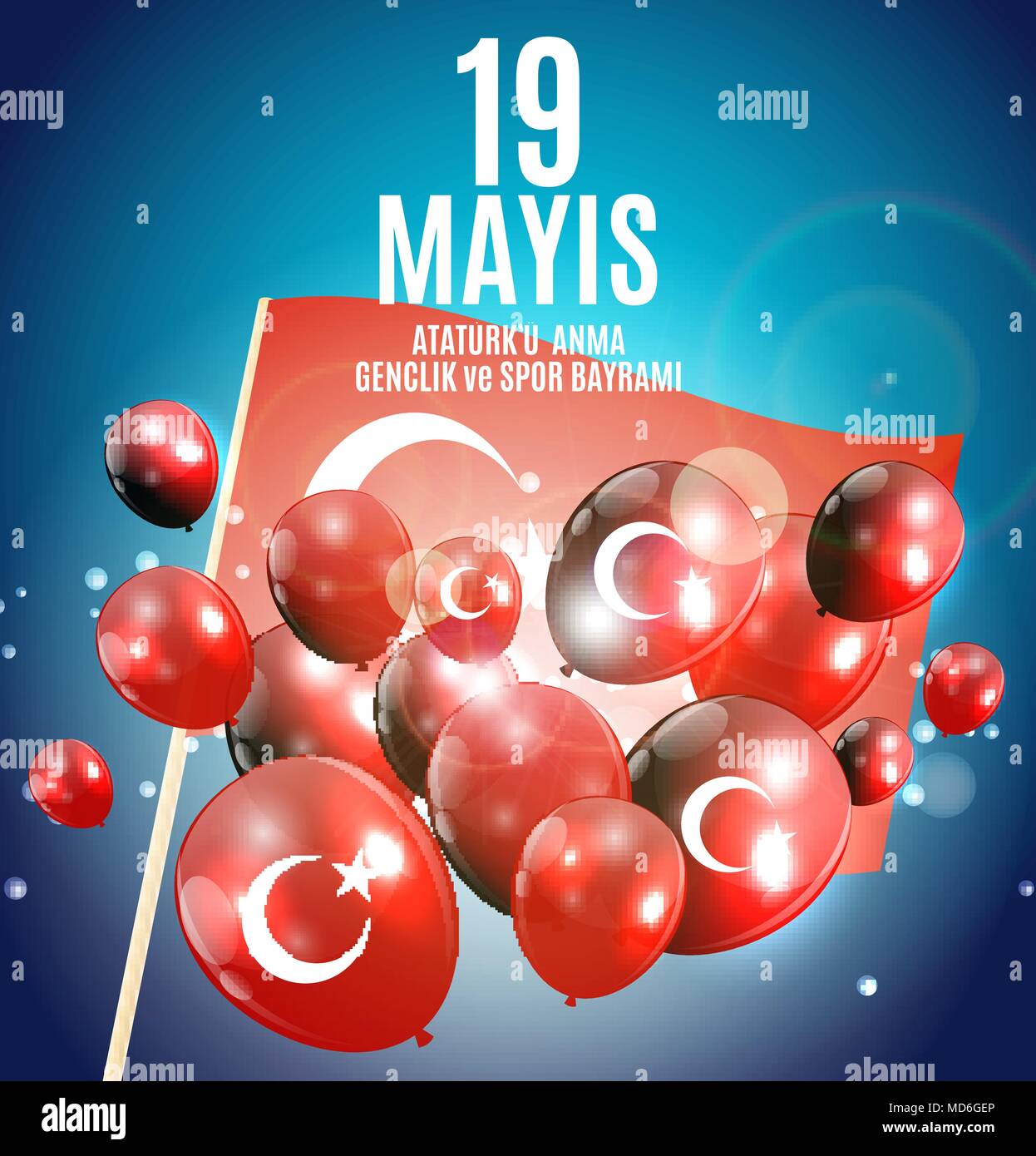 19th may commemoration of Ataturk, youth and sports day (Turkish Speak ...