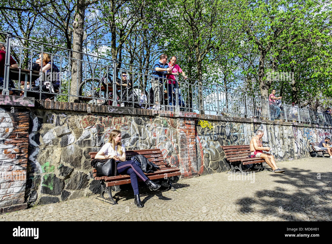 Letná beer garden prague hi-res stock photography and images - Alamy