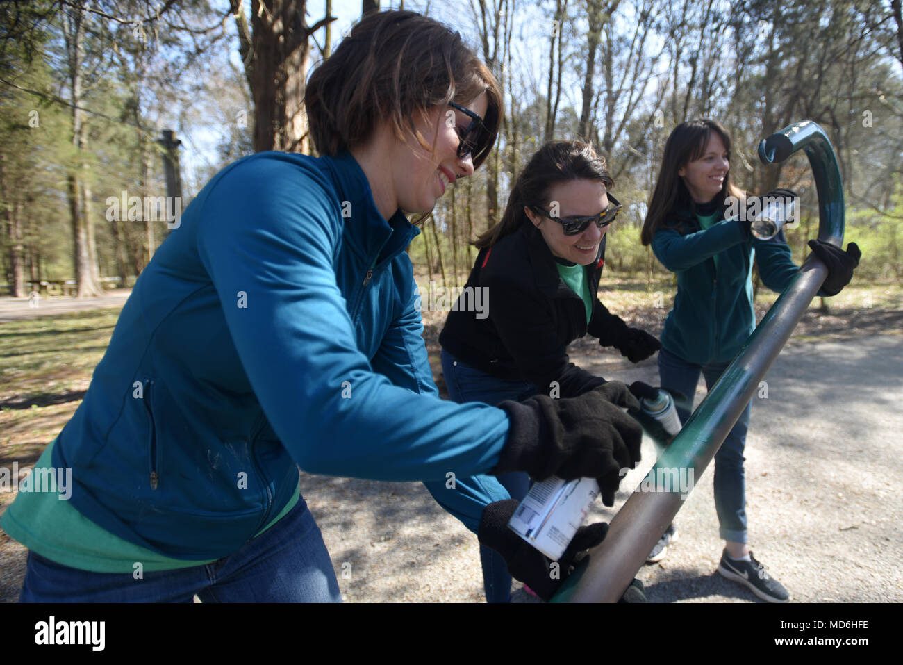 (Left to Right) Amy Gardner, merchandizing manager; Katy Green ...