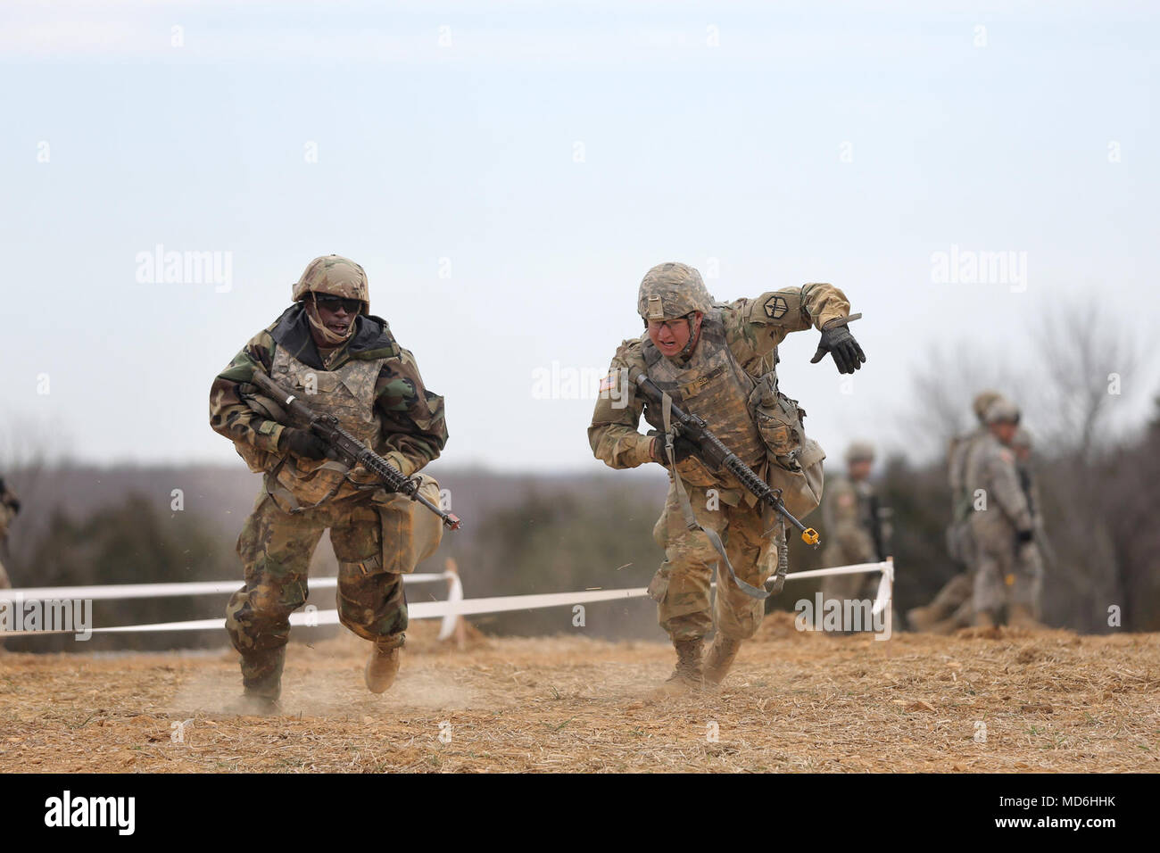 U.S. Army Reserve Soldiers, assigned to the 301st Maneuver Enhancement ...