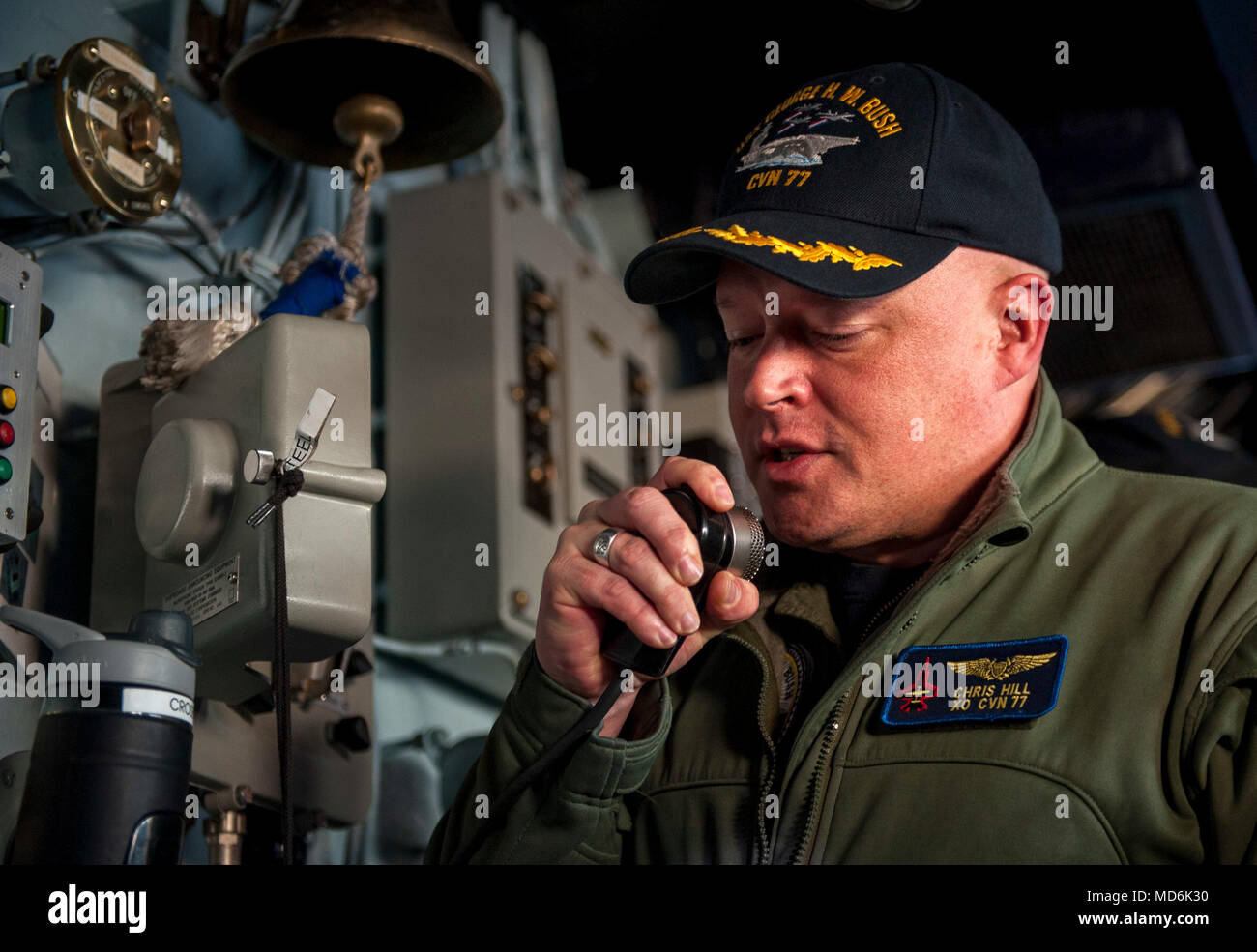 180326-N-JU894-0010 (March 26, 2018) Capt. Chris Hill, executive ...