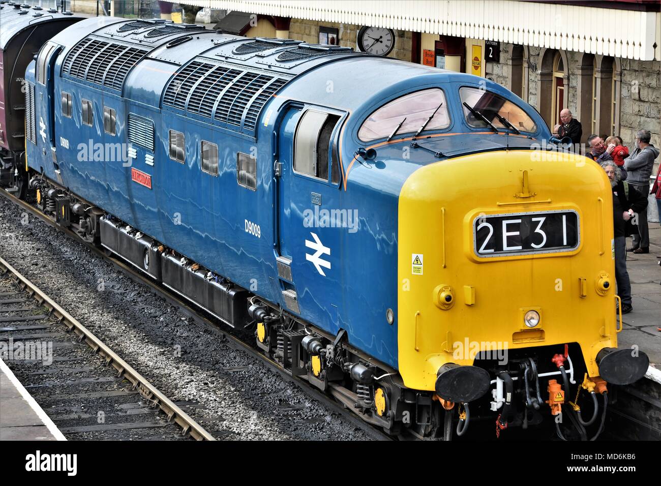 Preserved deltic diesel locomotive hi-res stock photography and images ...