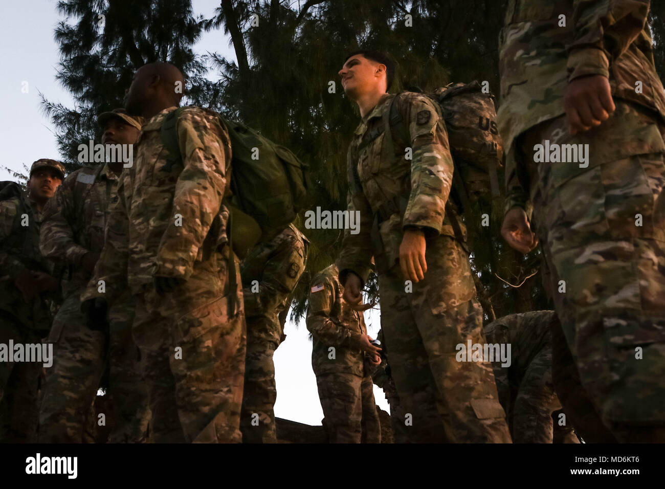 Soldiers with the Sensor Management Cell assigned to the 94th Army Air ...