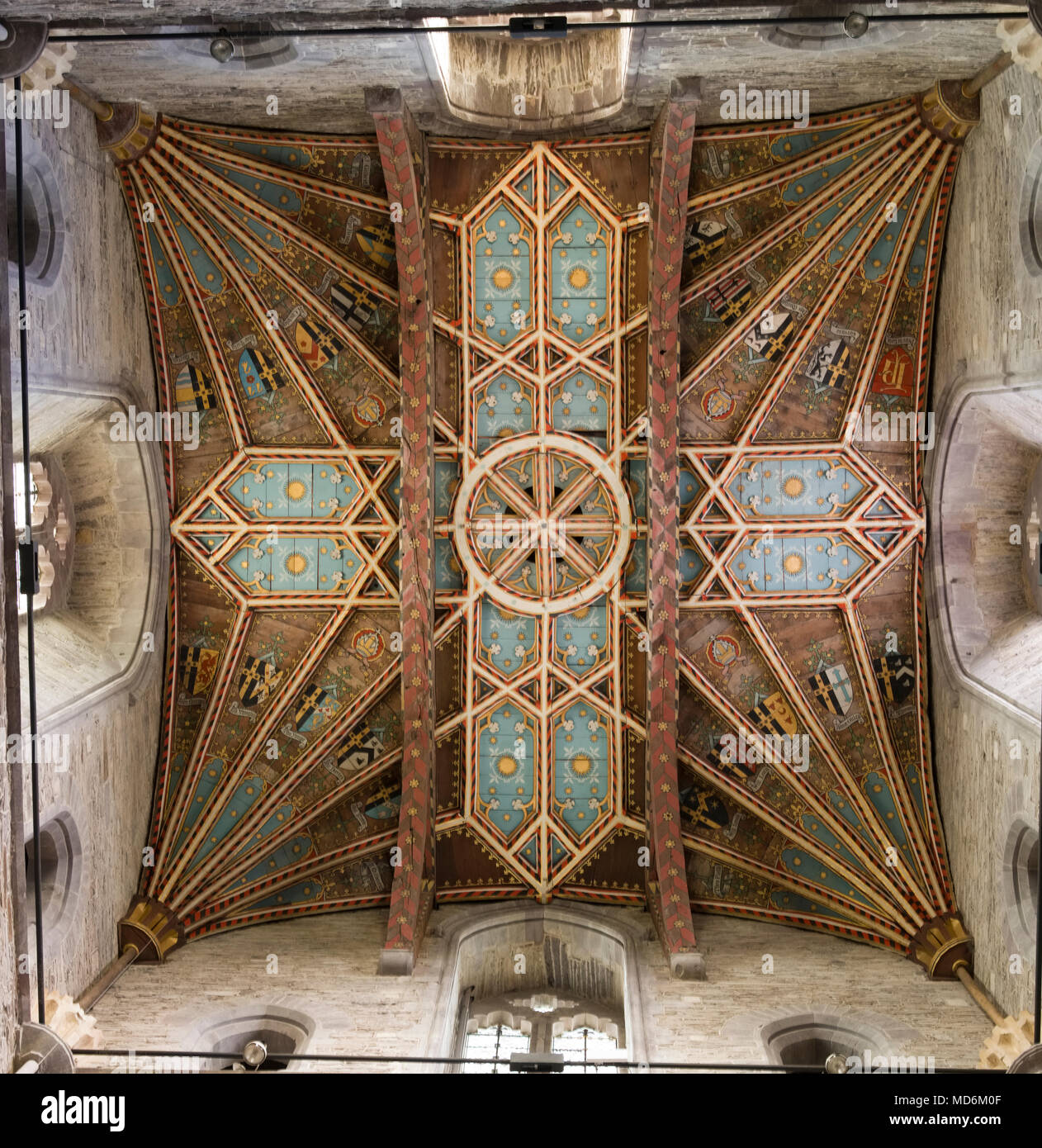 St davids cathedral ceiling hi-res stock photography and images - Alamy