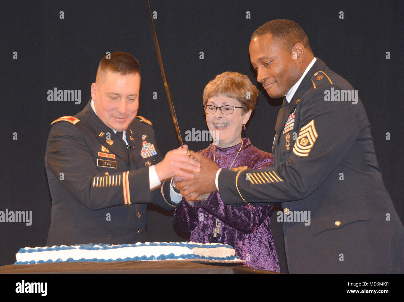 Col. Sean Davis, 59th Ordnance Brigade commander, Hopewell Mayor Jackie ...