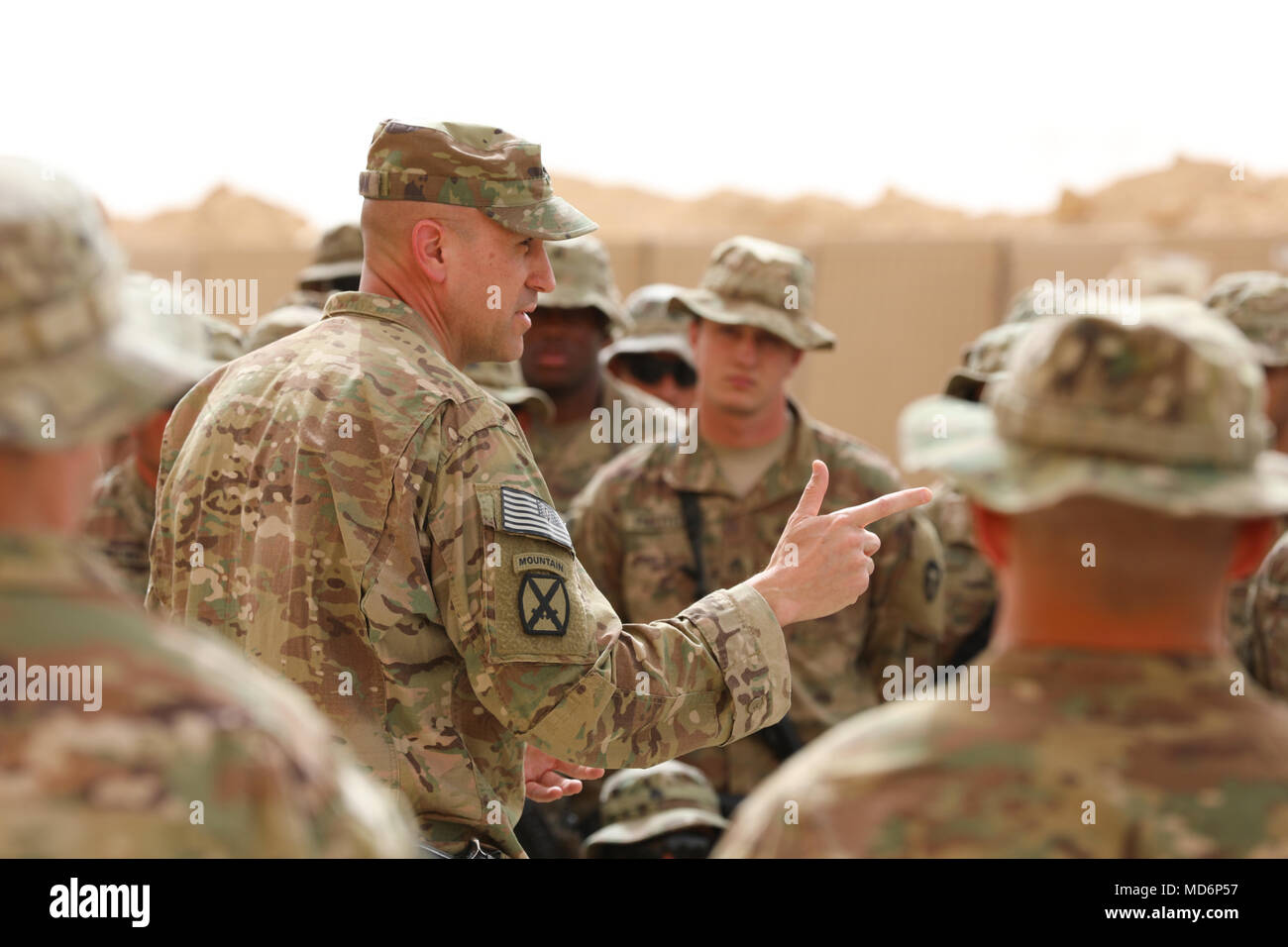 U.S Army Col. Brian Sullivan, commander of 3rd Brigade Combat Team ...
