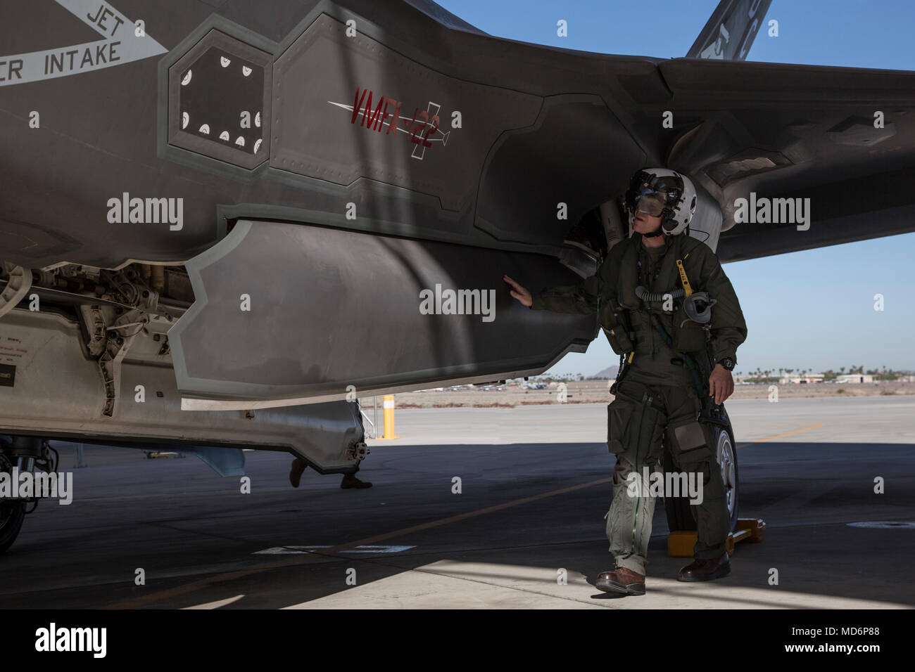 The Commanding Officer of Marine Fighter Attack Squadron 122 (VMFA-122 ...