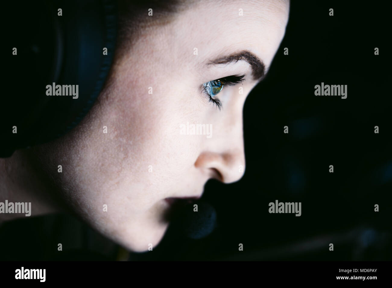 Staff Sgt. Catherine Roberts, 336th Aerial Refueling Squadron boom ...