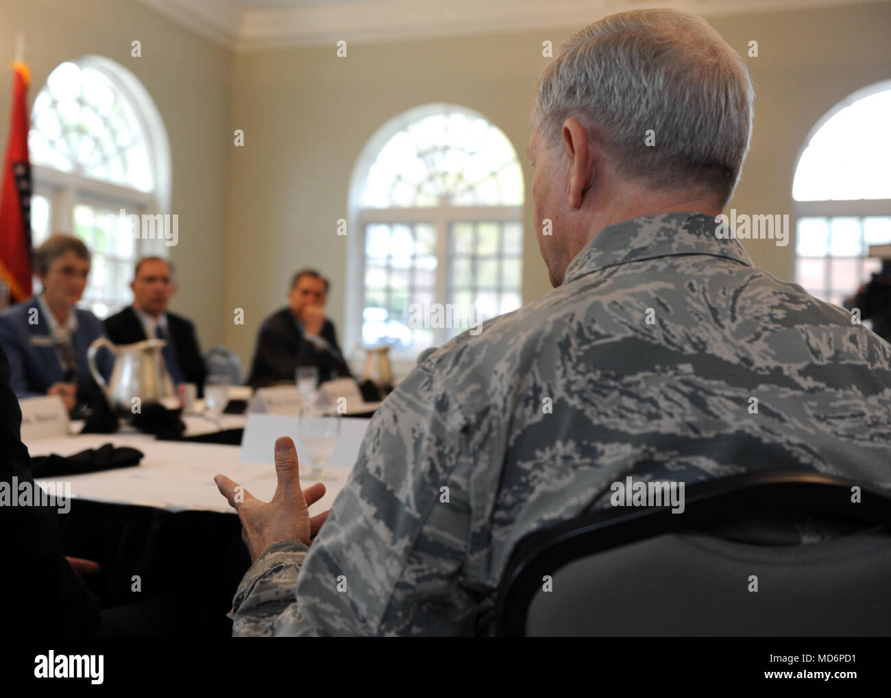Maj. Gen. Mark Berry, Arkansas National Guard Adjutant General, speaks ...